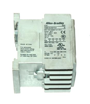 100-K09-01 | Allen-Bradley Contactors @ Precision Zone
